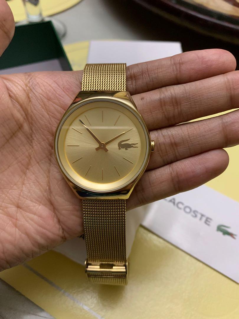 Lacoste Gold watch, Women's Fashion, Watches & Accessories, Watches on ...