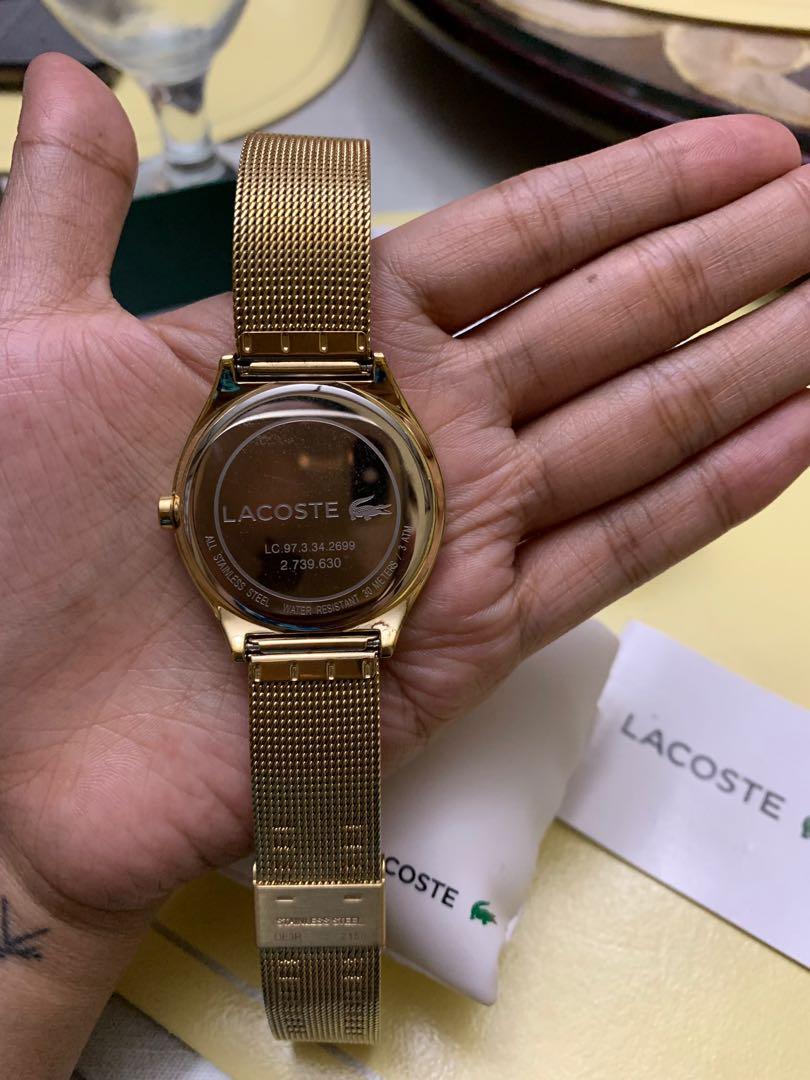 Lacoste Gold watch, Women's Fashion, Watches & Accessories, Watches on ...