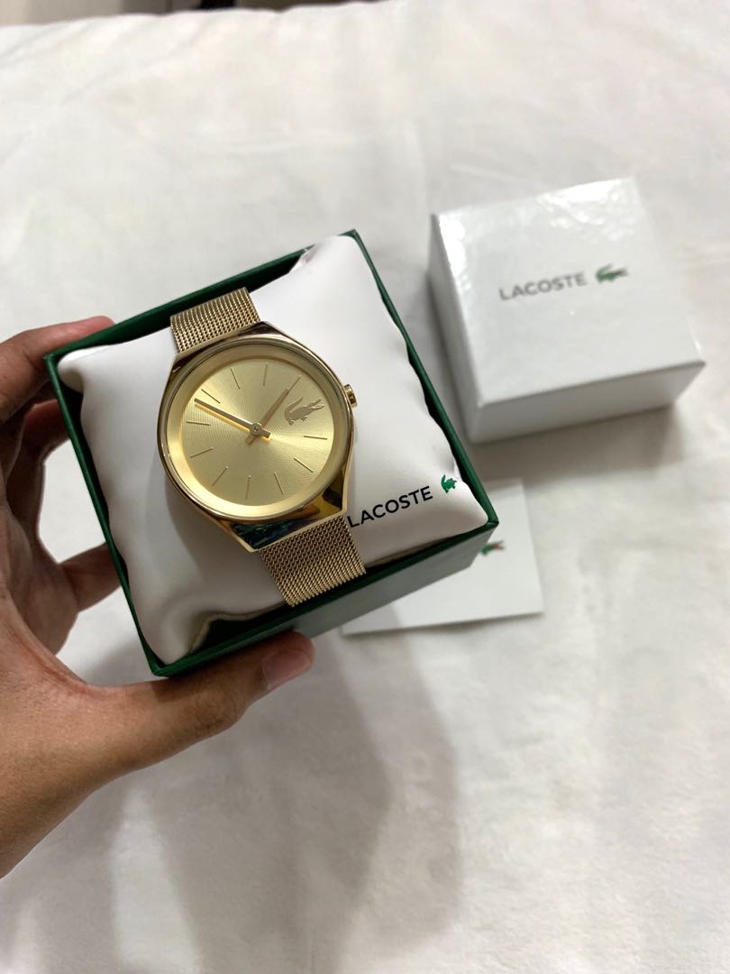 Lacoste Gold watch, Women's Fashion, Watches & Accessories, Watches on ...