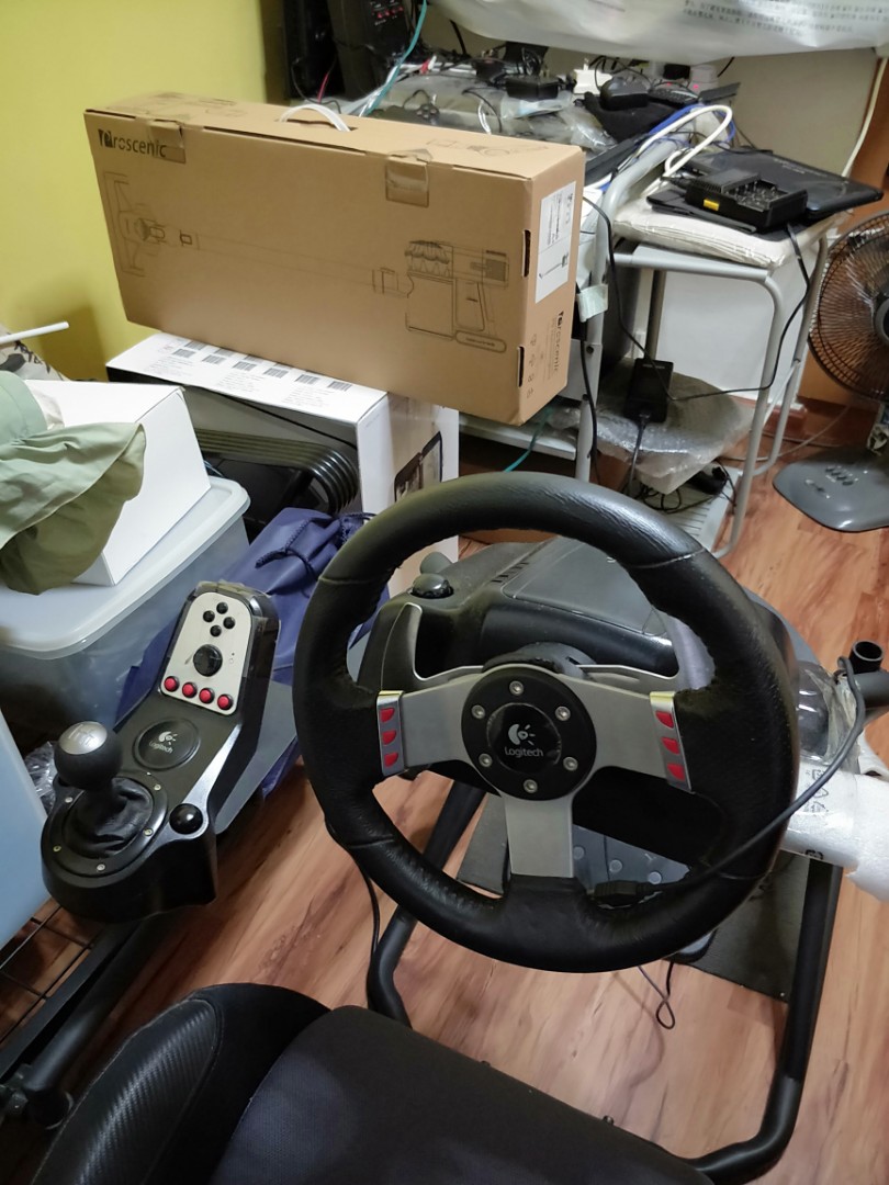 Logitech G27 Racing Wheel, Toys & Games, Video Gaming, Video Games on ...