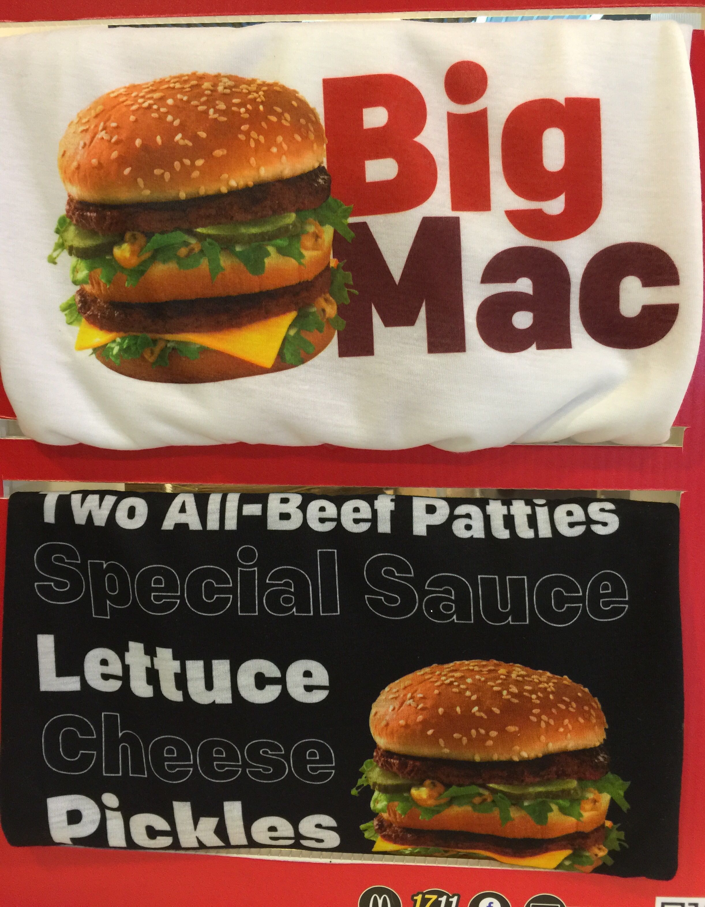 McDonalds Big Mac tee, Men's Fashion, Tops & Sets, Tshirts & Polo ...