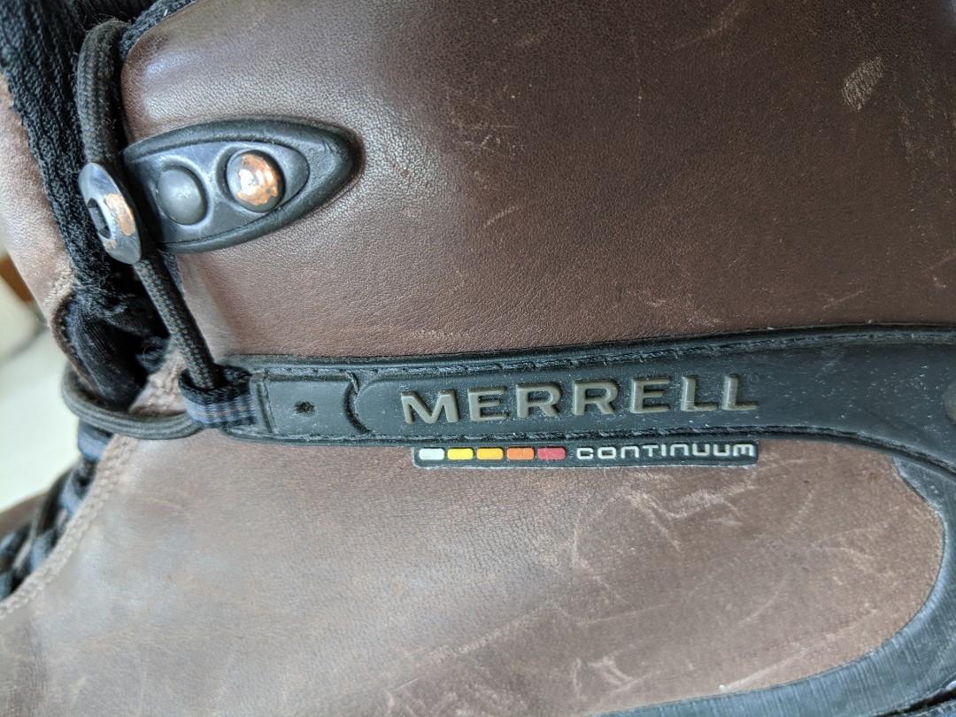 Merrell Vibram Continuum leather hiking boots, EUR 46 (US 11.5), used ...