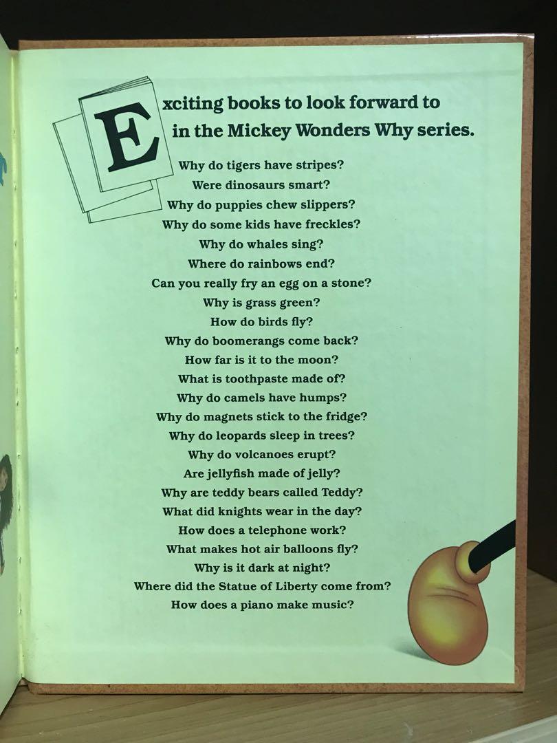 Mickey Wonders Why Complete Book Set, Hobbies & Toys, Books & Magazines ...