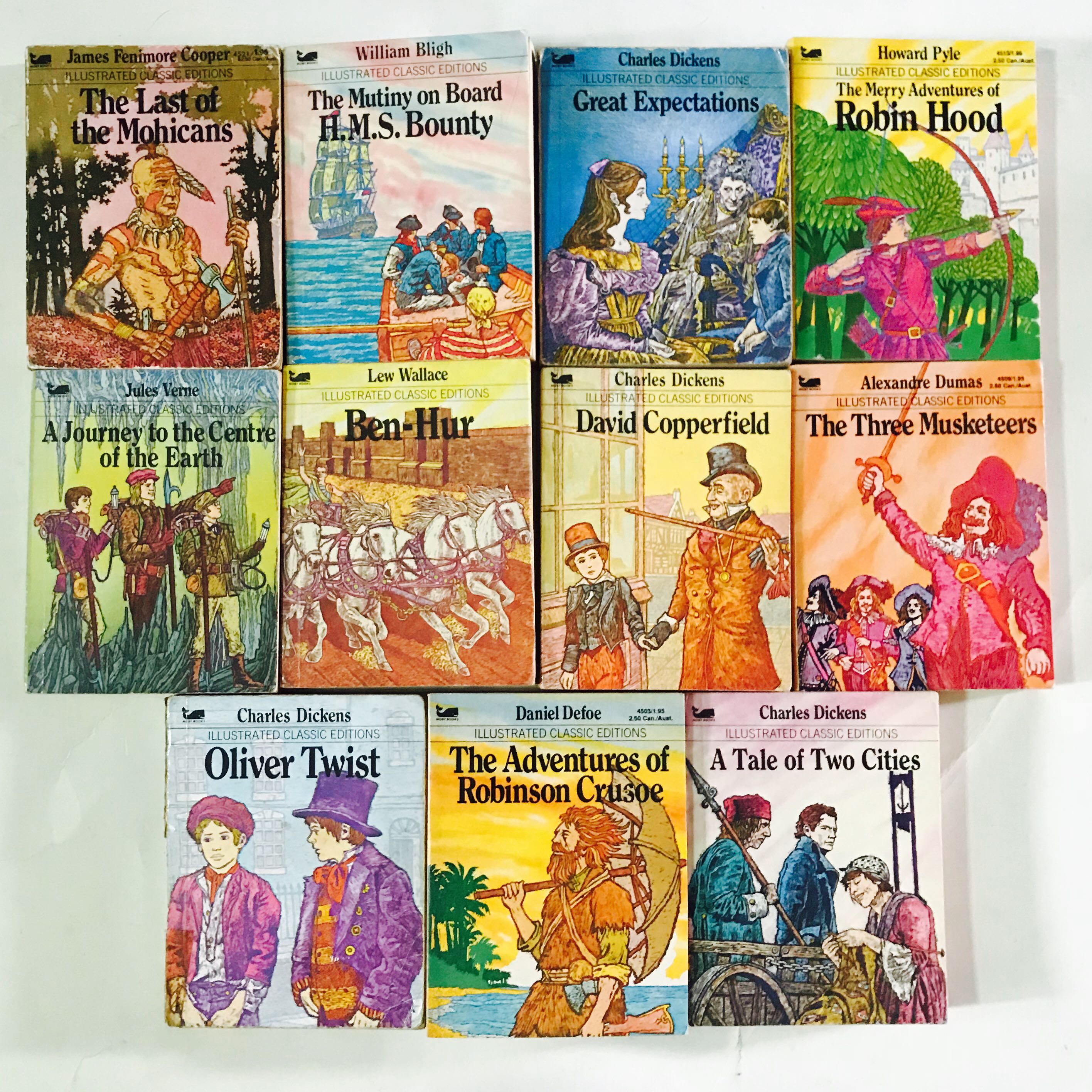 Moby Books Illustrated Classic Editions, Hobbies & Toys, Books ...