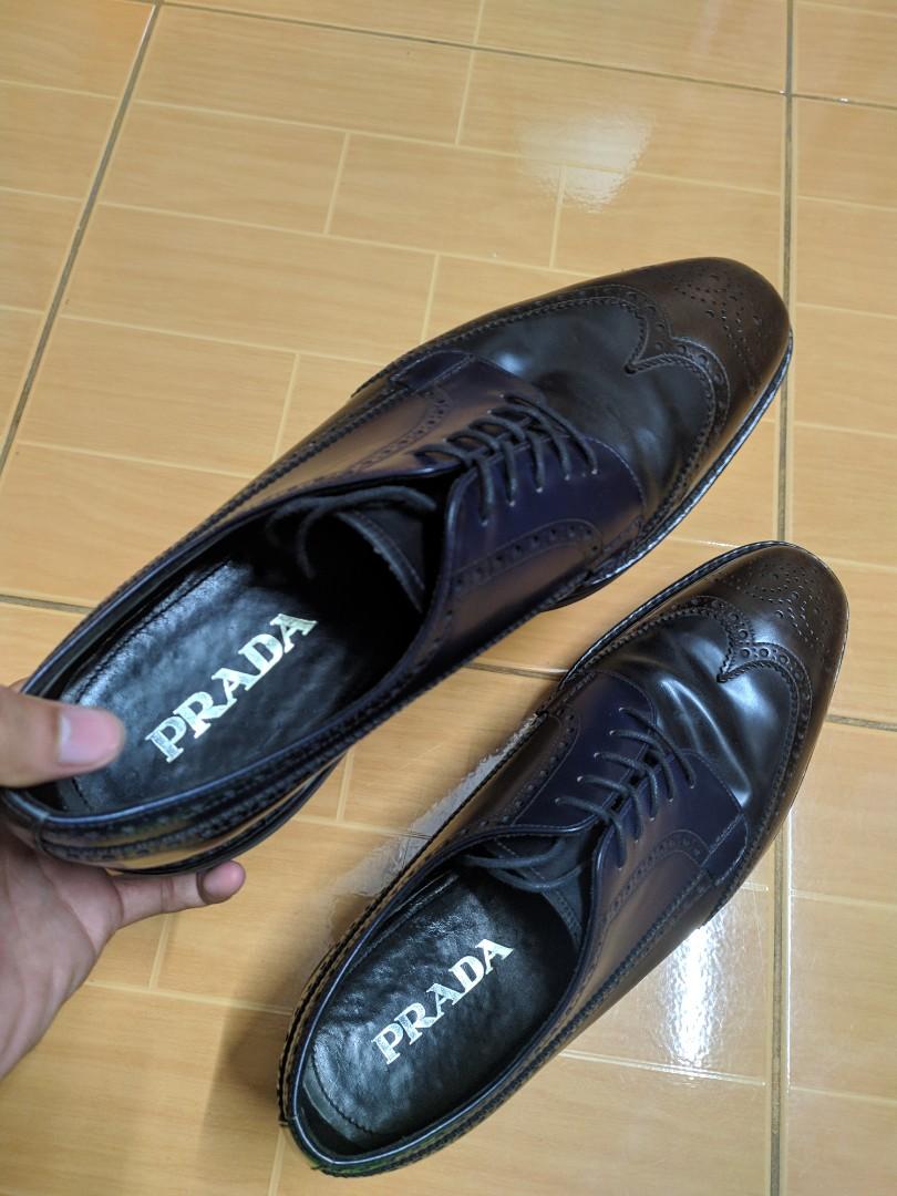 PRADA FORMAL SHOE, Men's Fashion, Footwear, Dress Shoes on Carousell