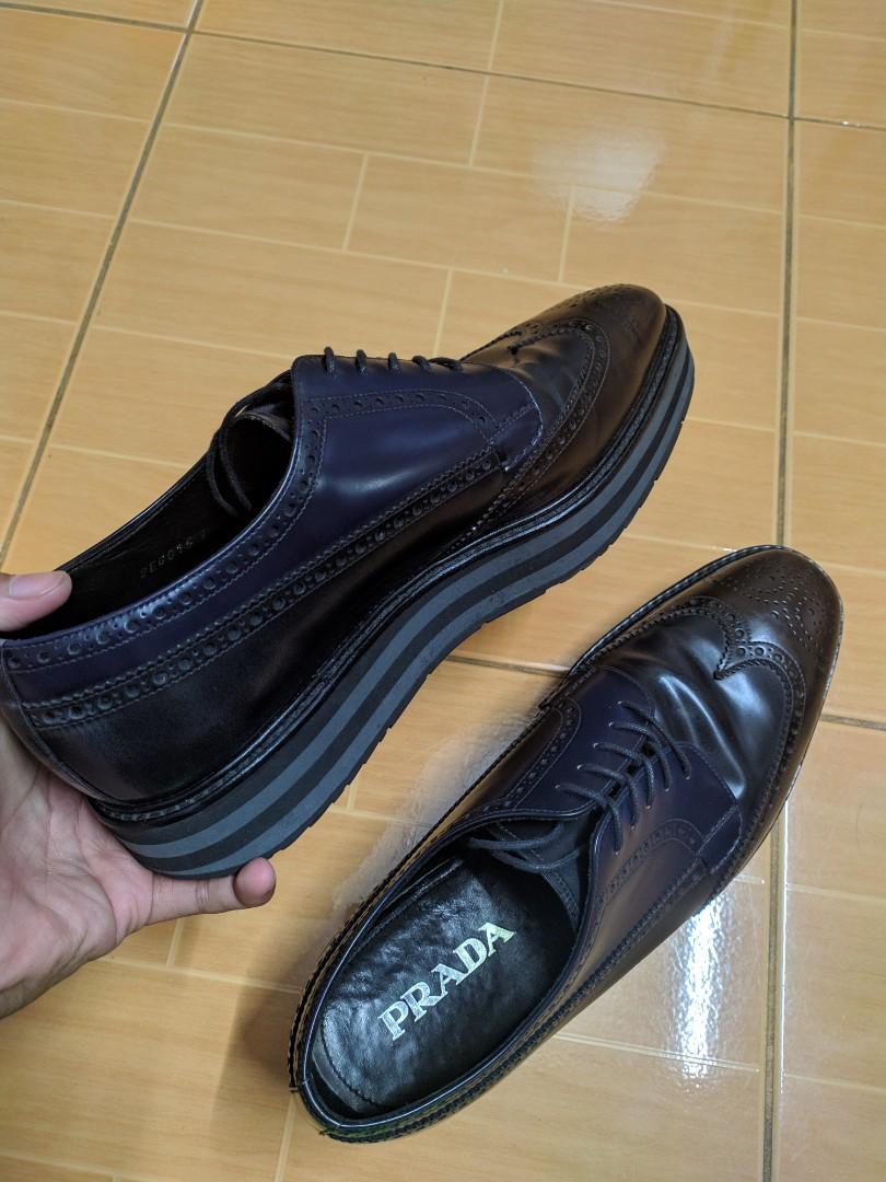 PRADA FORMAL SHOE, Men's Fashion, Footwear, Dress Shoes on Carousell