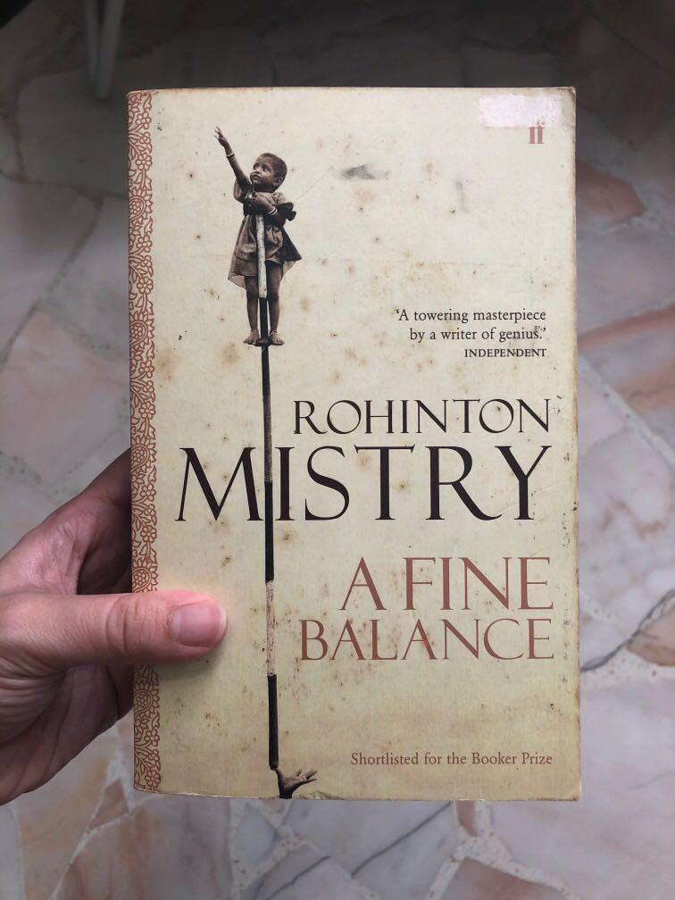 Rohinton Mistry - A Fine Balance, Hobbies & Toys, Books & Magazines ...