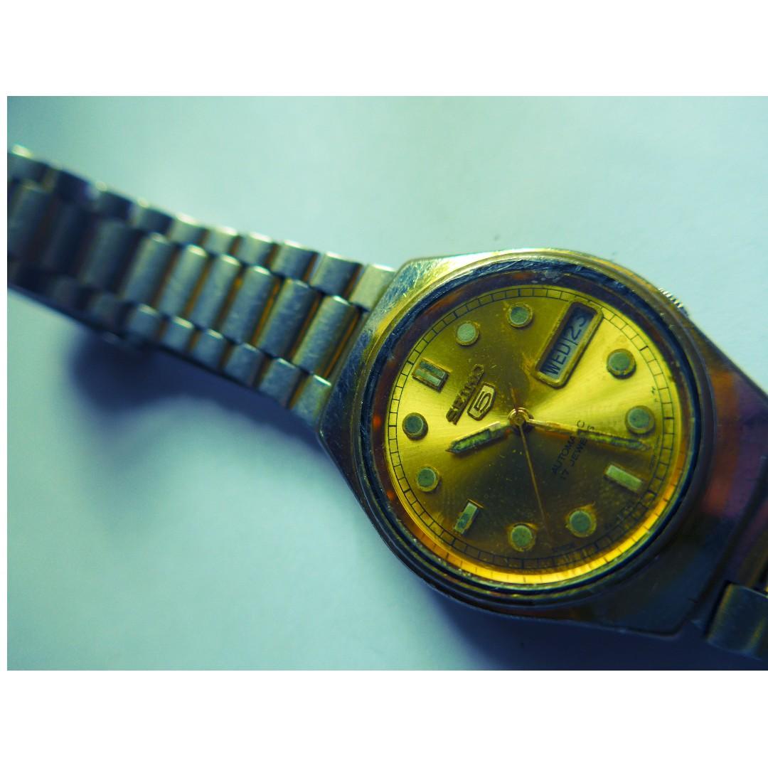 Seiko 5 Automatic 17 Jewels Watch 880614 7009-7031, Men's Fashion, Watches & Accessories ...