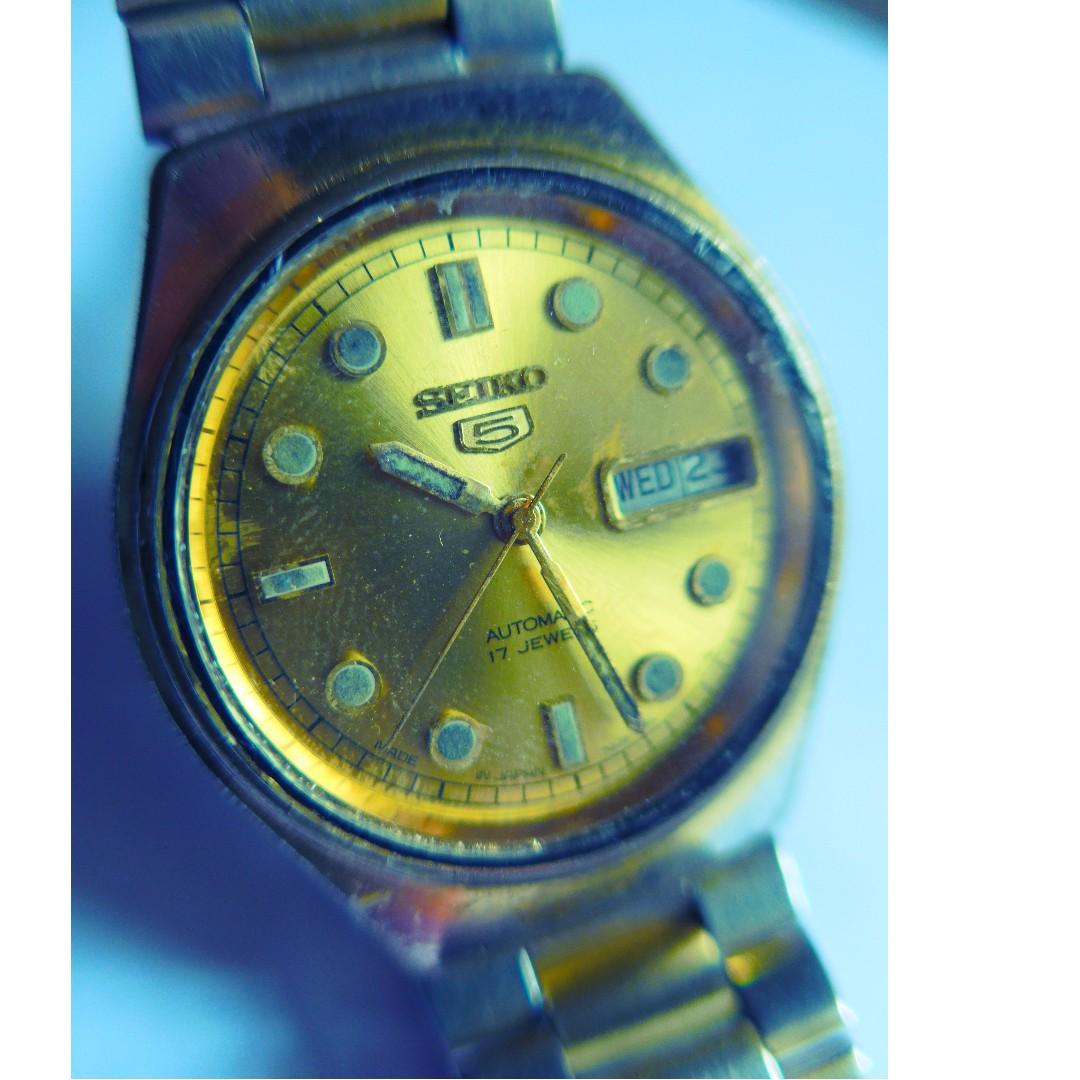 Seiko 5 Automatic 17 Jewels Watch 880614 7009-7031, Men's Fashion, Watches & Accessories ...