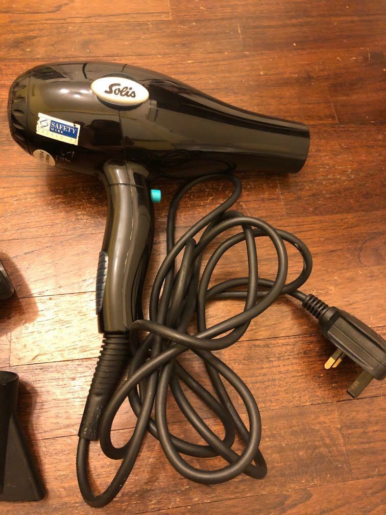 Solis Hair dryer, Beauty & Personal Care, Hair on Carousell