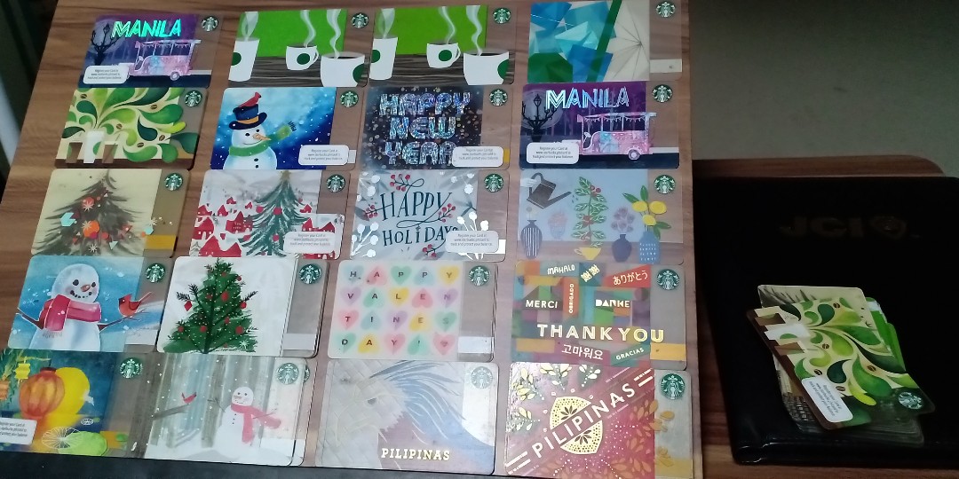 Starbucks cards 50 pesos per card, Hobbies & Toys, Memorabilia ...