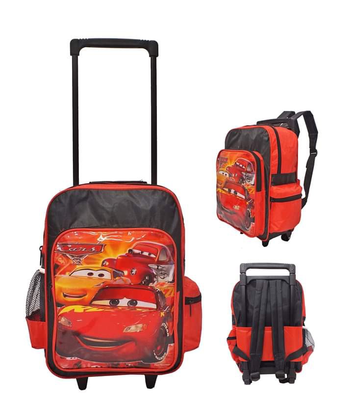 Tas Sekolah Anak tas dorong cars Tas Troli Anak. Barang Dijamin sesuai ...