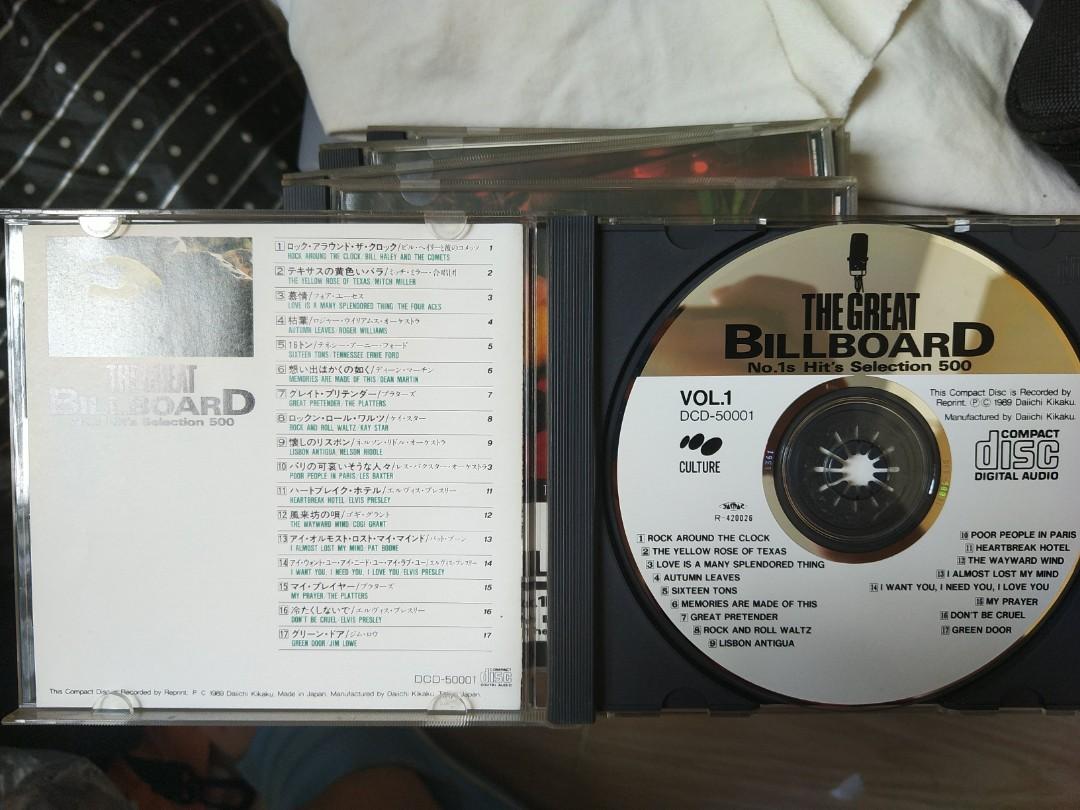 The Great Billboard CD Collection Vol.1-6,9,10 (1955Jul-1964Dec), 興趣及遊戲 ...