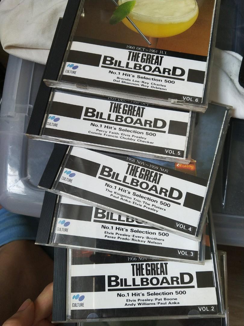 The Great Billboard CD Collection Vol.1-6,9,10 (1955Jul-1964Dec), 興趣及遊戲 ...