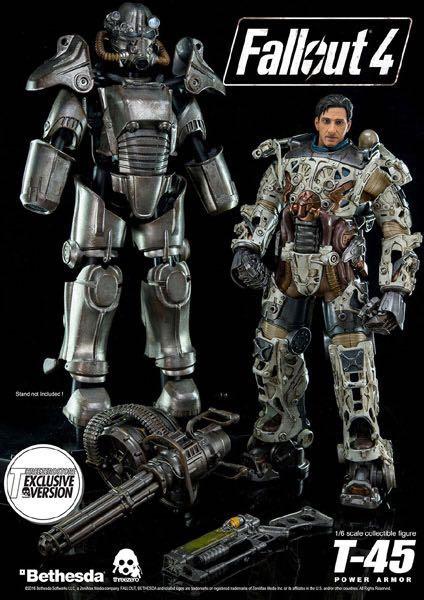 Threezero Fallout T-45 Power Armor Exclusive Version (with Mini-gun ...