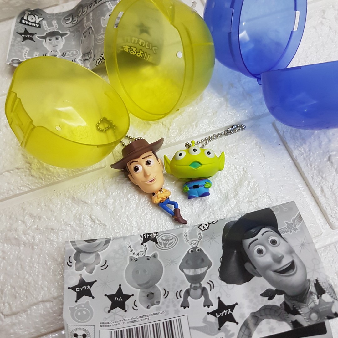 Toy Story Gacha Woody Alien Keychains, Hobbies & Toys, Toys & Games on ...