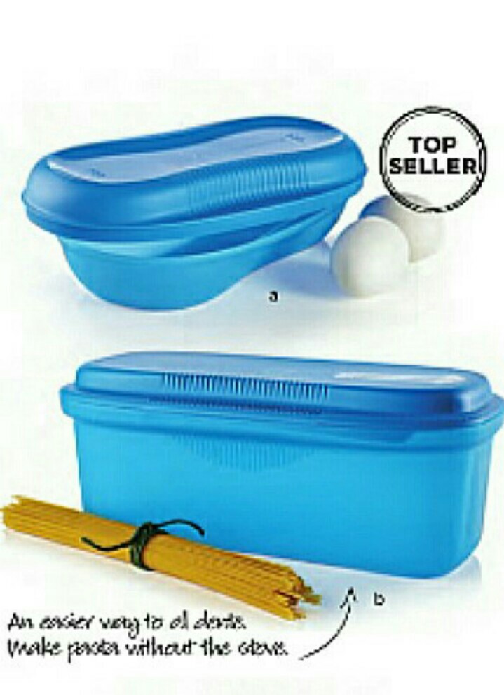 TUPPERWARE BLUE NOODLE PASTA MAKER / CONTAINER, Home Appliances ...