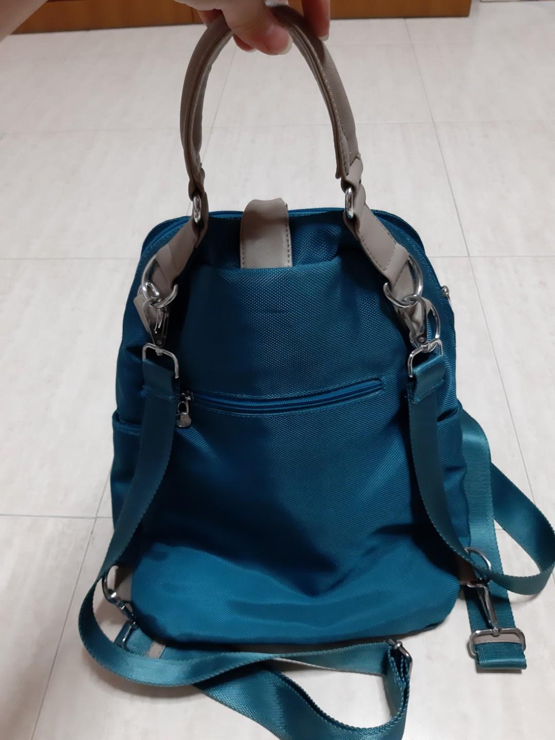 Turqoise backpack (Used but look new), Women's Fashion, Bags & Wallets ...