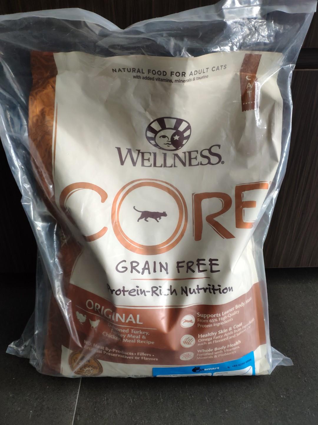 Wellness Core Original 11lbs / 5kg bag cat kibbles, Pet Supplies, Pet ...