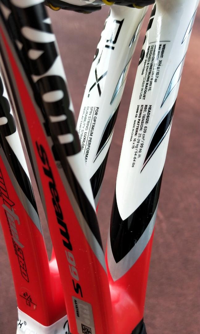 wilson steam 99s, Sports Equipment, Sports & Games, Racket & Ball ...