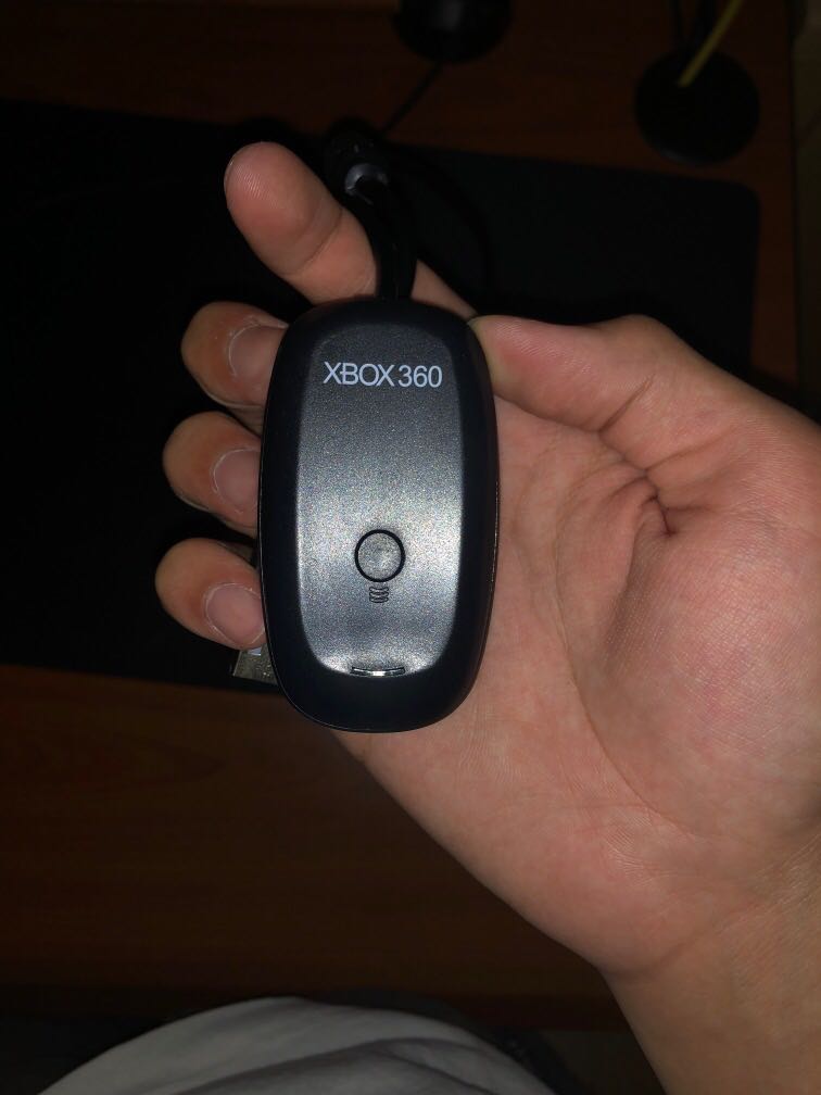 Wireless Controller Receiver XBOX 360, Video Gaming, Video Game ...