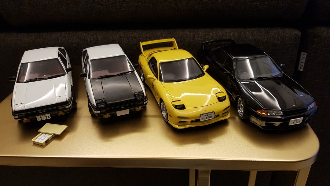 1/18 Autoart Initial D car set, Hobbies & Toys, Toys & Games on Carousell