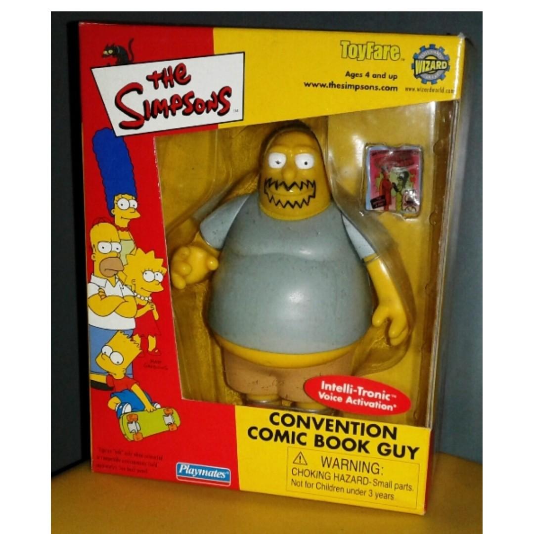 絕版 Playmates 阿森一族 Toyfare Wizard 限定 The Simpsons Convention Comic Book ...