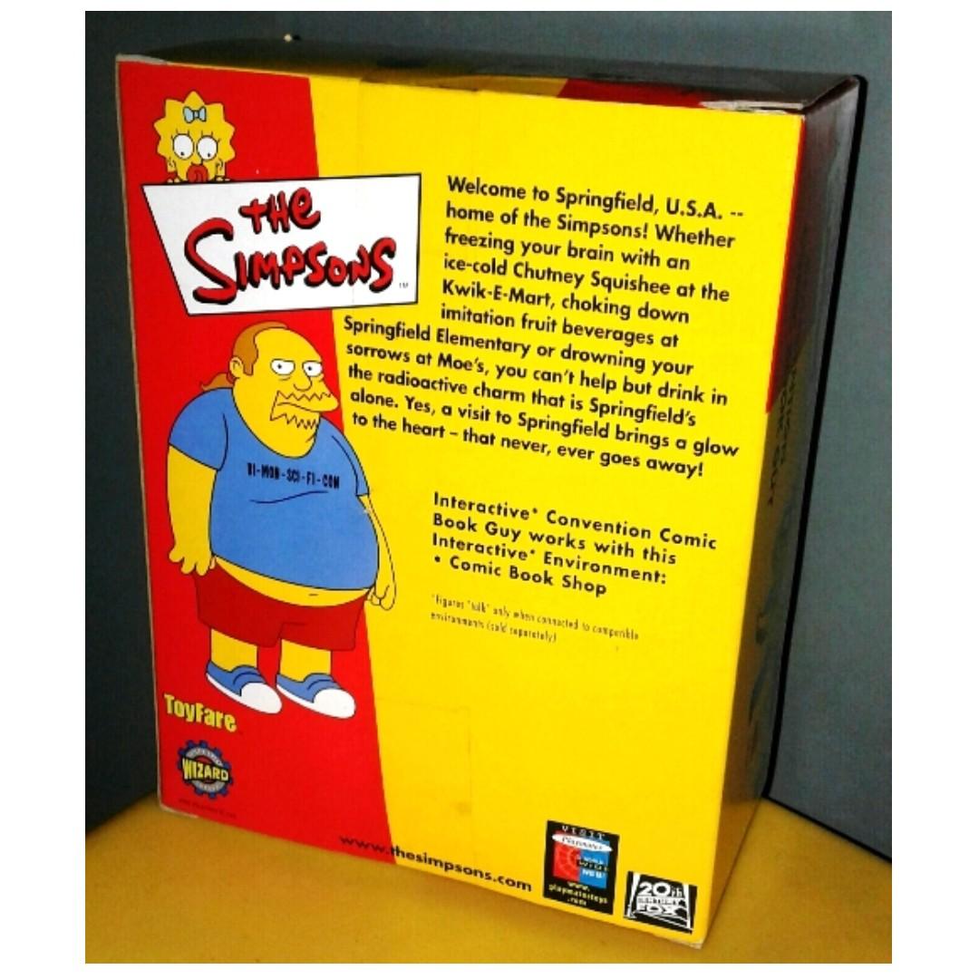 絕版 Playmates 阿森一族 Toyfare Wizard 限定 The Simpsons Convention Comic Book ...