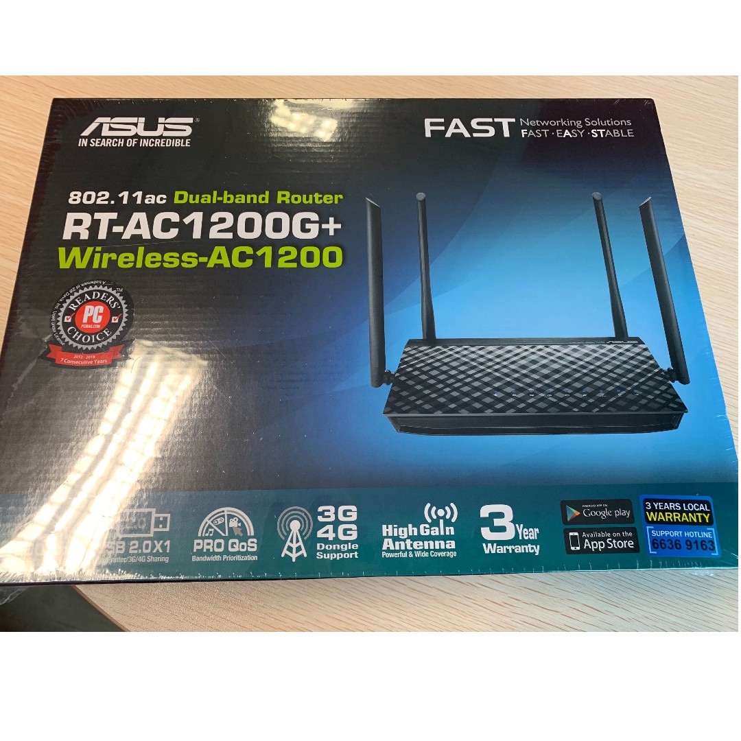 ASUS Dual-Band Wireless-AC1200 Router(BNIB), Computers & Tech, Parts ...