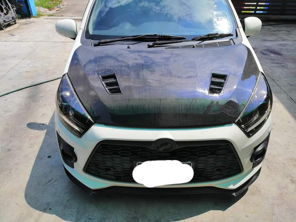 Axia carbon bonnet airvent, Auto Accessories on Carousell