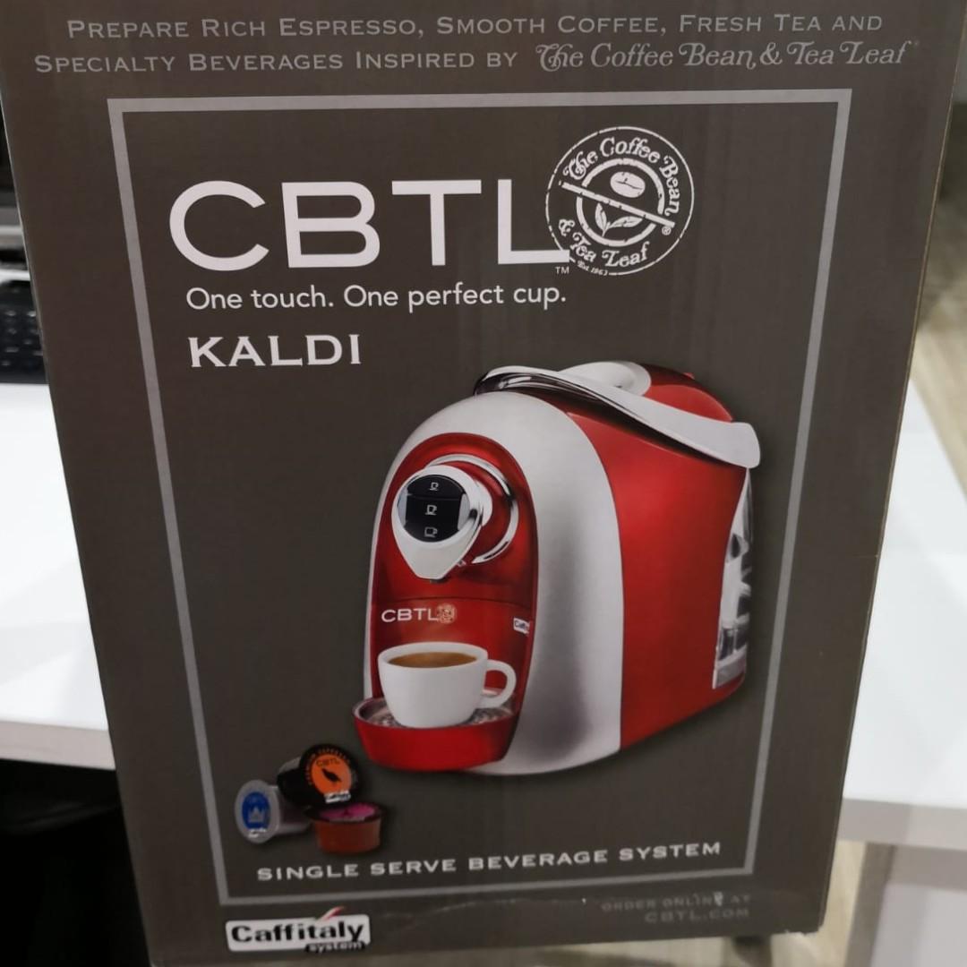 BNIB CBTL Kaldi S04 Coffee Machine (Red), TV & Home Appliances, Kitchen ...