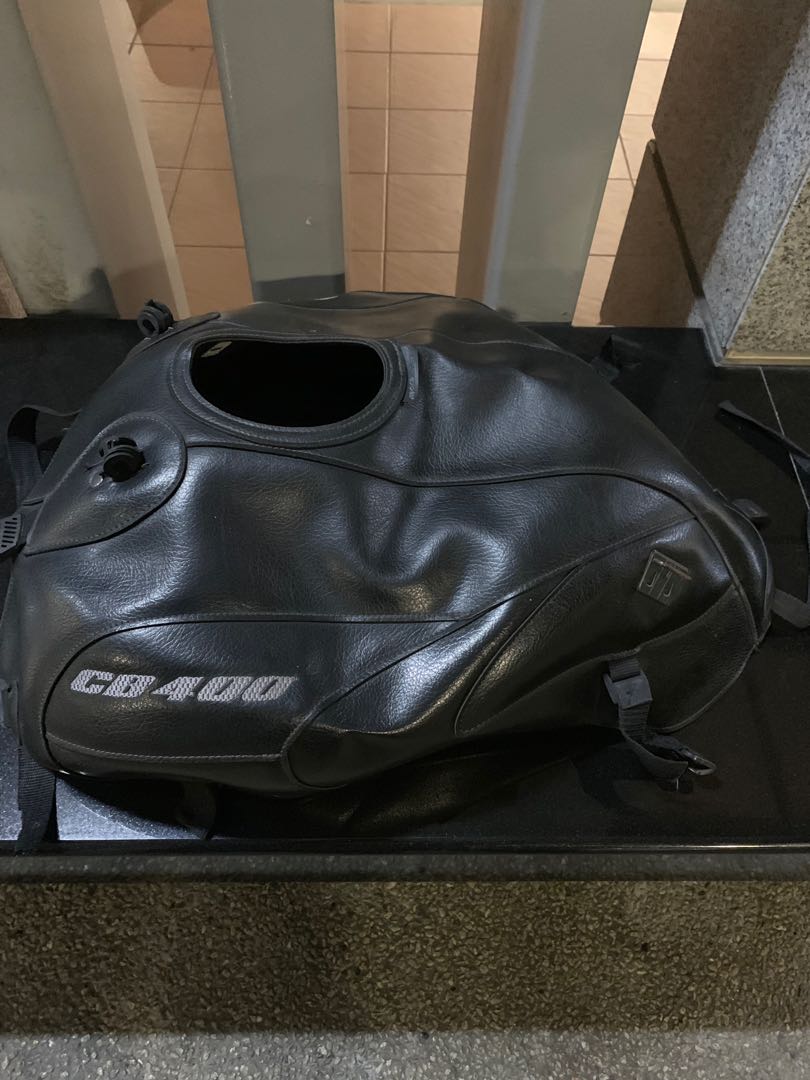 Cb400 Tank Bra Black, Motorcycles, Motorcycle Accessories on Carousell