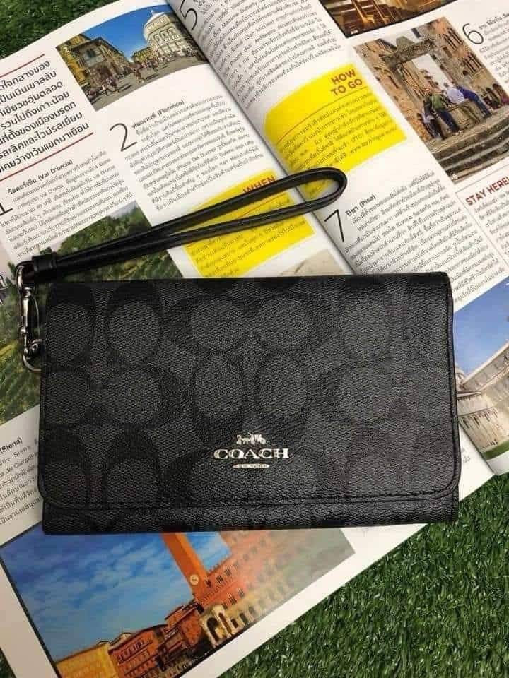 Coach Flap Wallet, Women's Fashion, Bags & Wallets, Wallets & Card ...