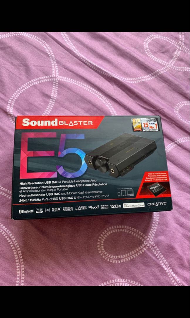 Creative sound blaster E5, Audio, Soundbars, Speakers & Amplifiers on Carousell