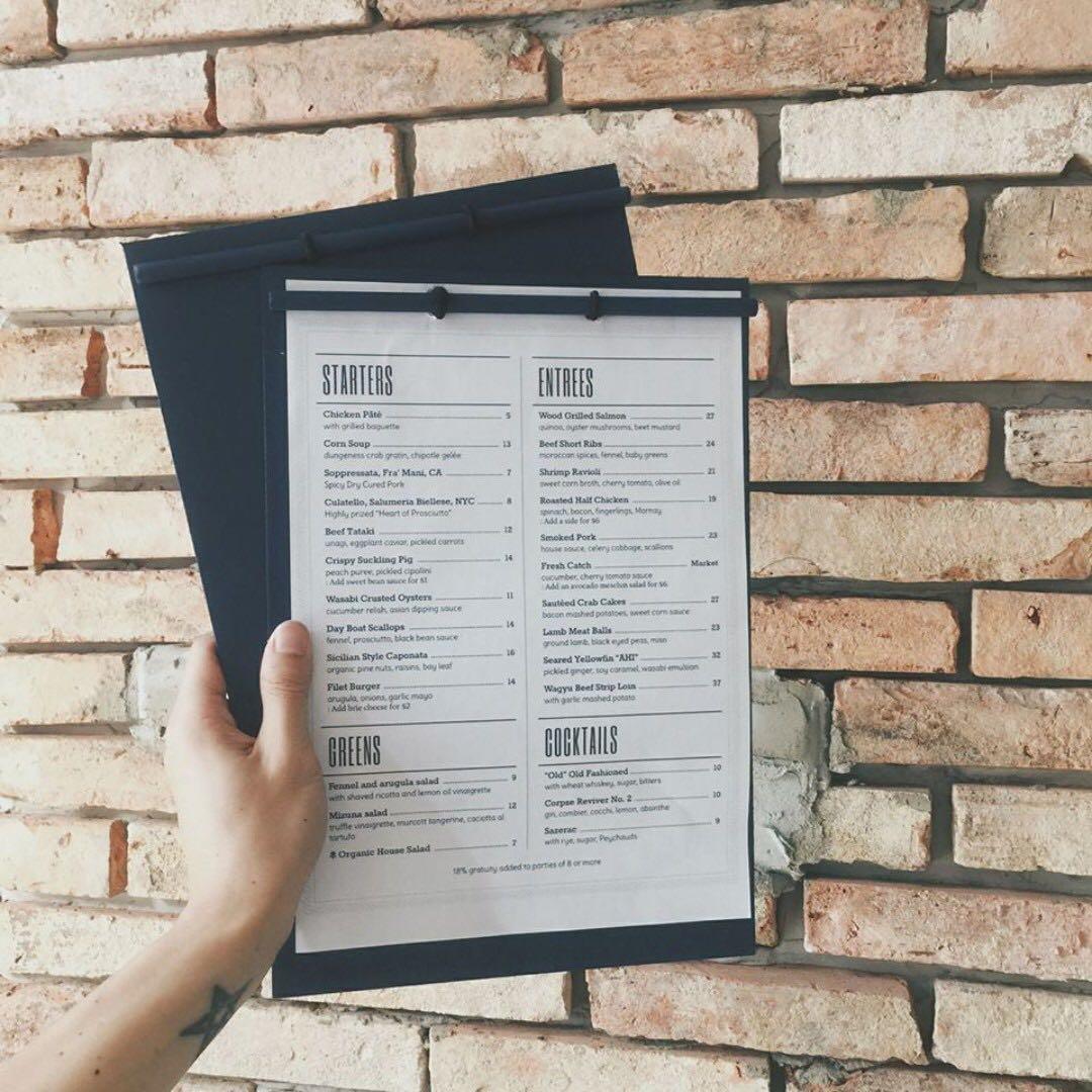 Customized Wooden Menu Boards, Hobbies & Toys, Stationery & Craft, Art ...