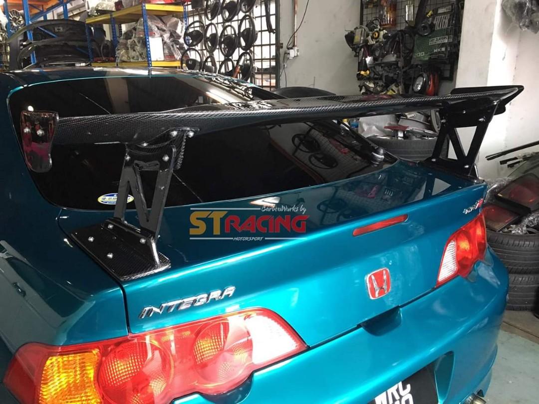 Dc5 carbon js racing gt wing, Auto Accessories on Carousell