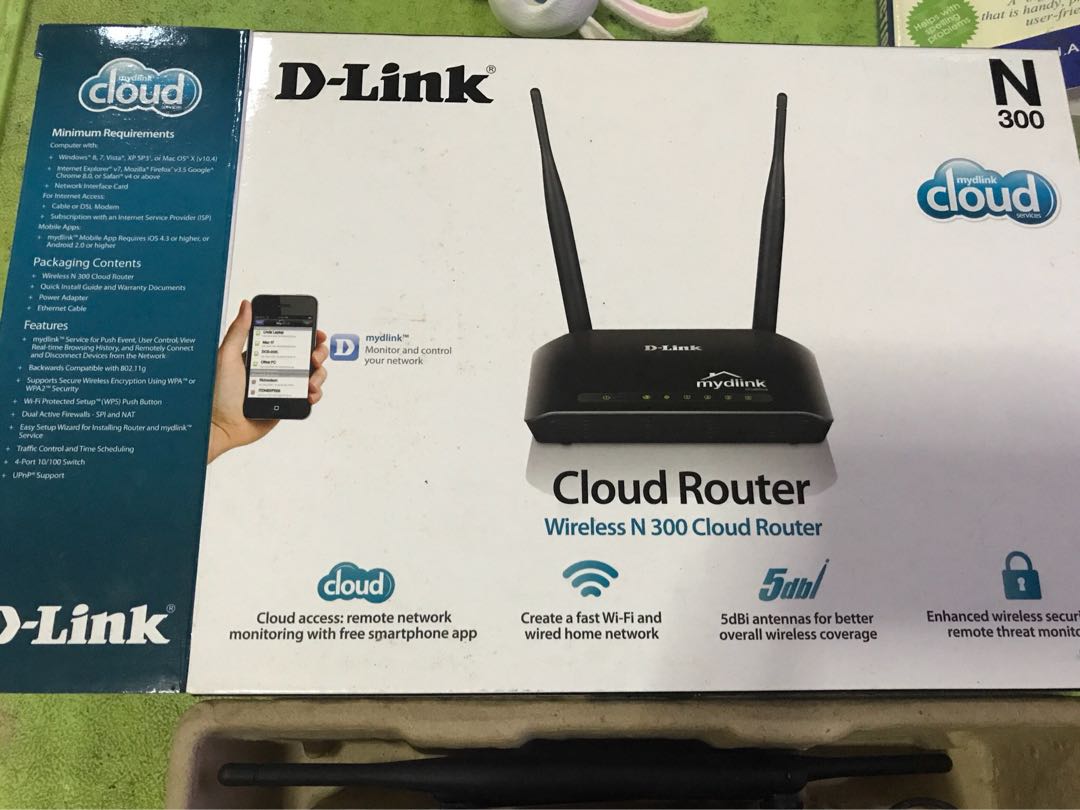 D-LINK DIR-605L N300 Wifi Cloud Router, Computers & Tech, Parts ...