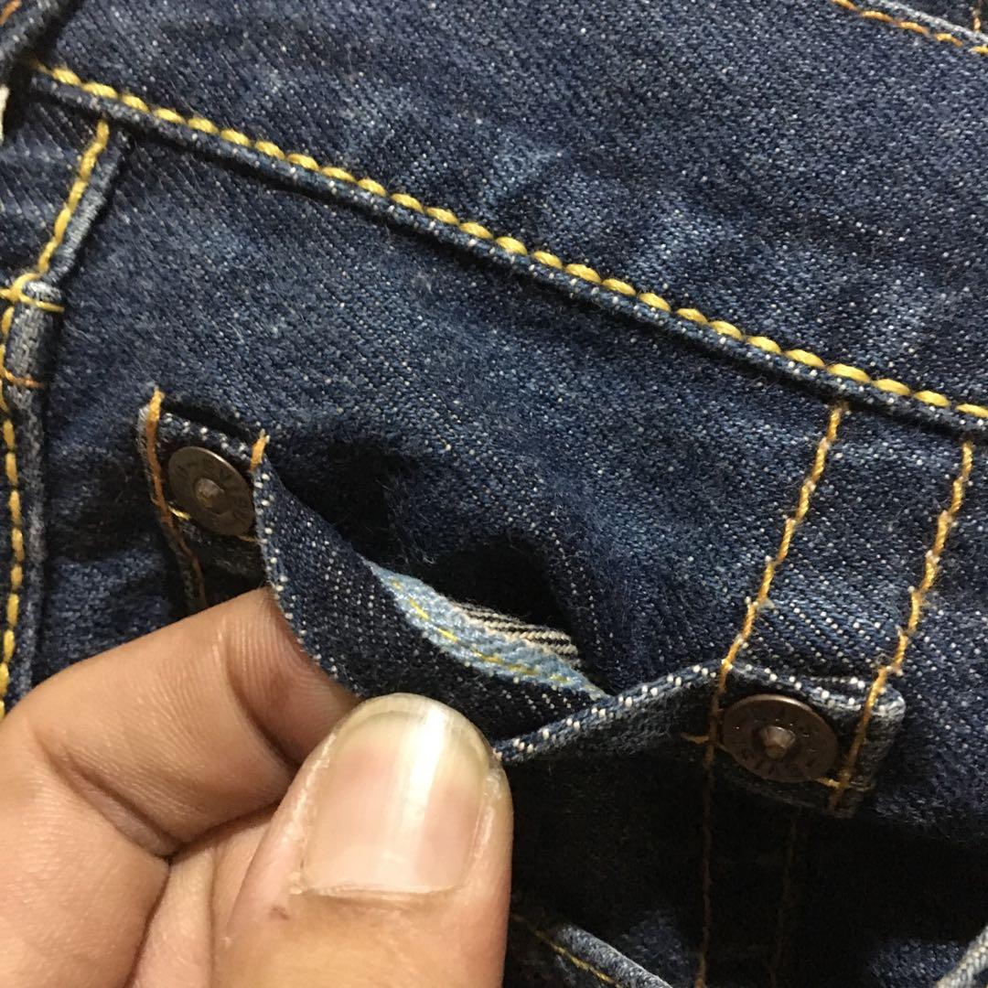 Evisu Lot. 0001 Selvedge Jeans, Men's Fashion, Bottoms, Jeans on Carousell