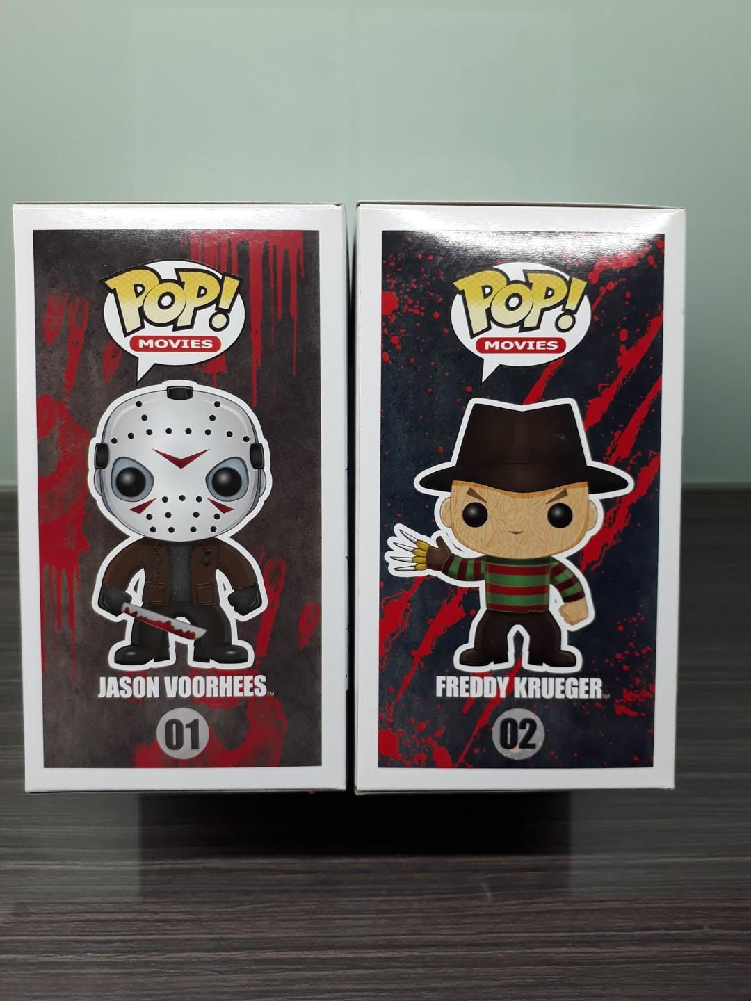 Funko Pop! Jason Voorhees & Freddy Krueger, Hobbies & Toys, Toys ...