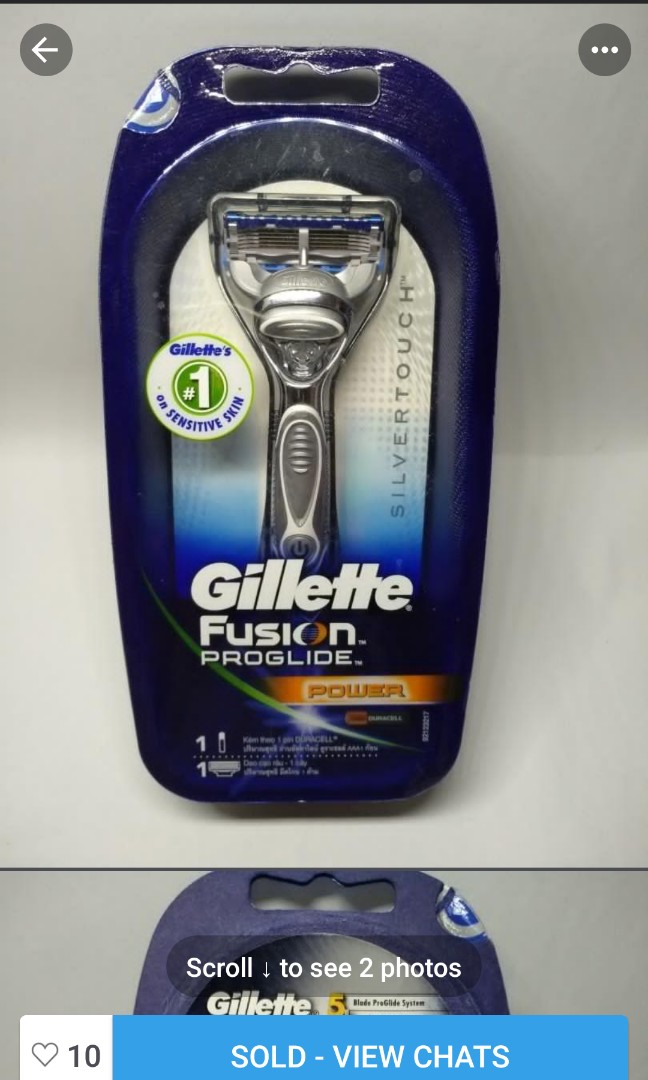 Gillette shaver, Health & Beauty, Men's Grooming on Carousell