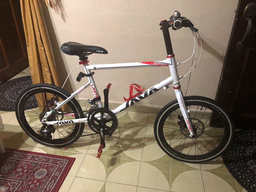 Java white Limited CL 20 inch with 16 Shimano Gears, Sports Equipment, Bicycles & Parts ...