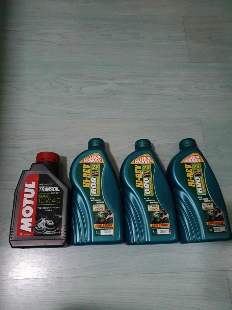 Motul Gear Oil & Hi-Rev 2t, Motorcycles, Motorcycle Accessories on ...