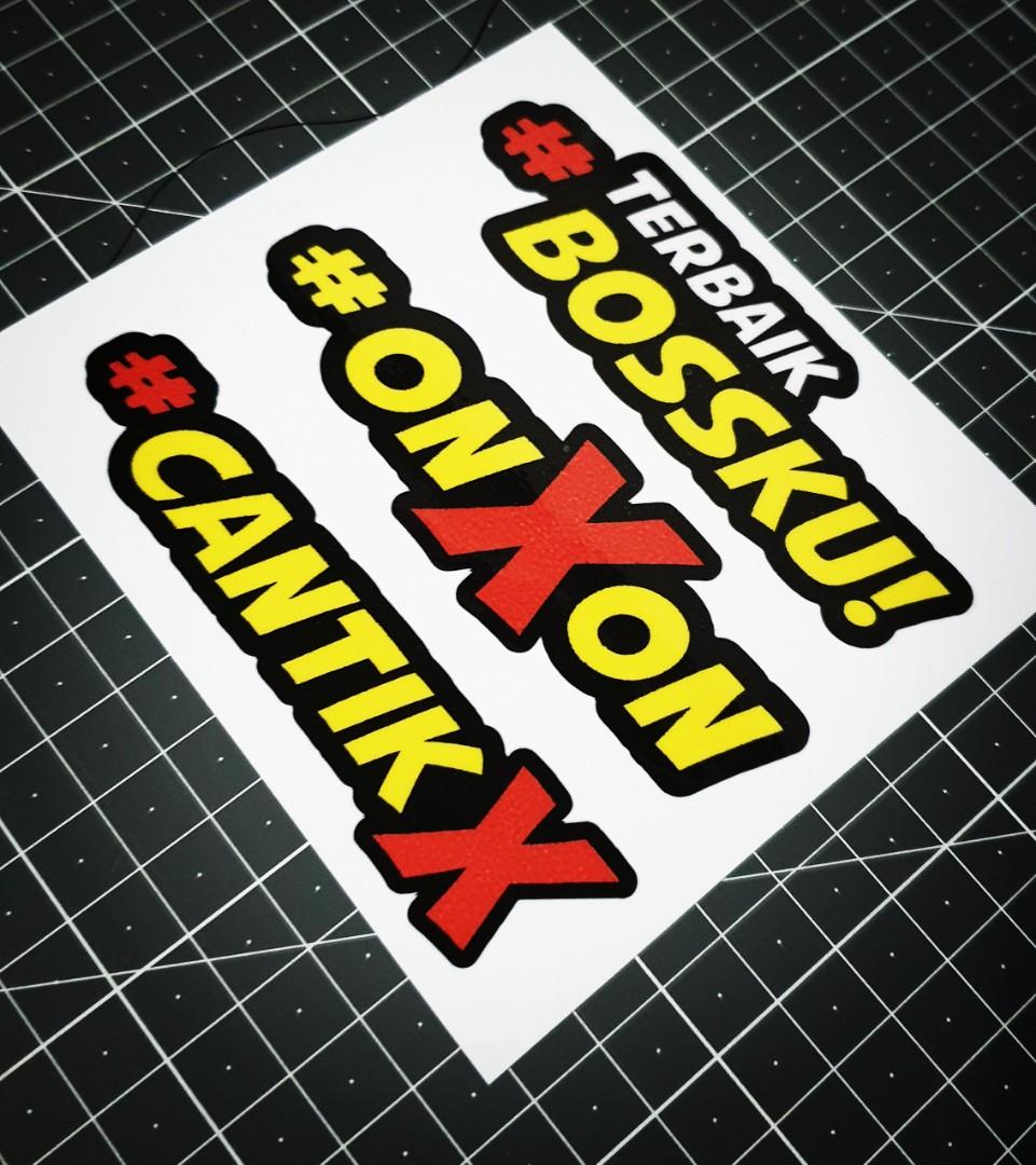 #onxon sticker set, Motorcycles, Motorcycle Accessories on Carousell