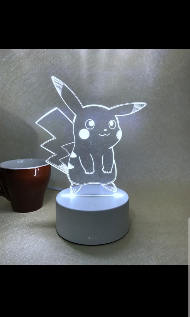 Pikachu pokemon led light lighting bulb, Furniture & Home Living ...