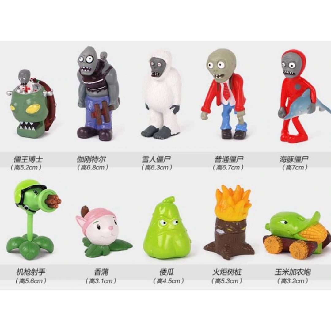 Plants vs Zombies 2 Plant & Zombies Figure Toy Collection Figures Model ...