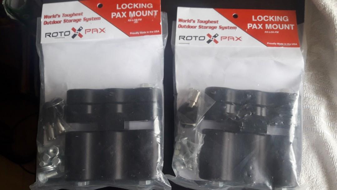 Rotopax DLX mount lock set, Car Parts & Accessories on Carousell