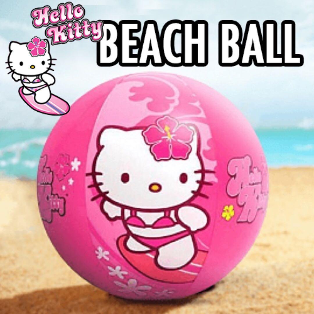 Sanrio Hello Kitty 51cm (diameter) Inflatable Beach Ball (pink), Babies ...