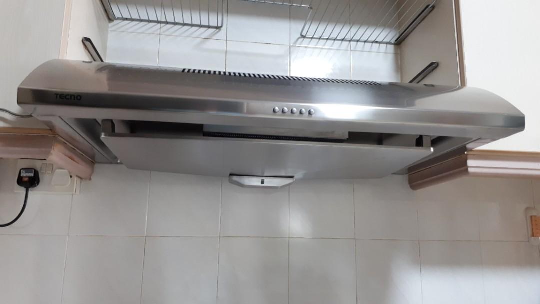 Tecno High Power Slim Cooker Hood 90cm version, Model TH999D, TV & Home ...