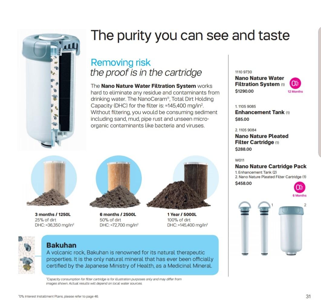 Tupperware Nano Nature Water Filtration System, TV & Home Appliances ...