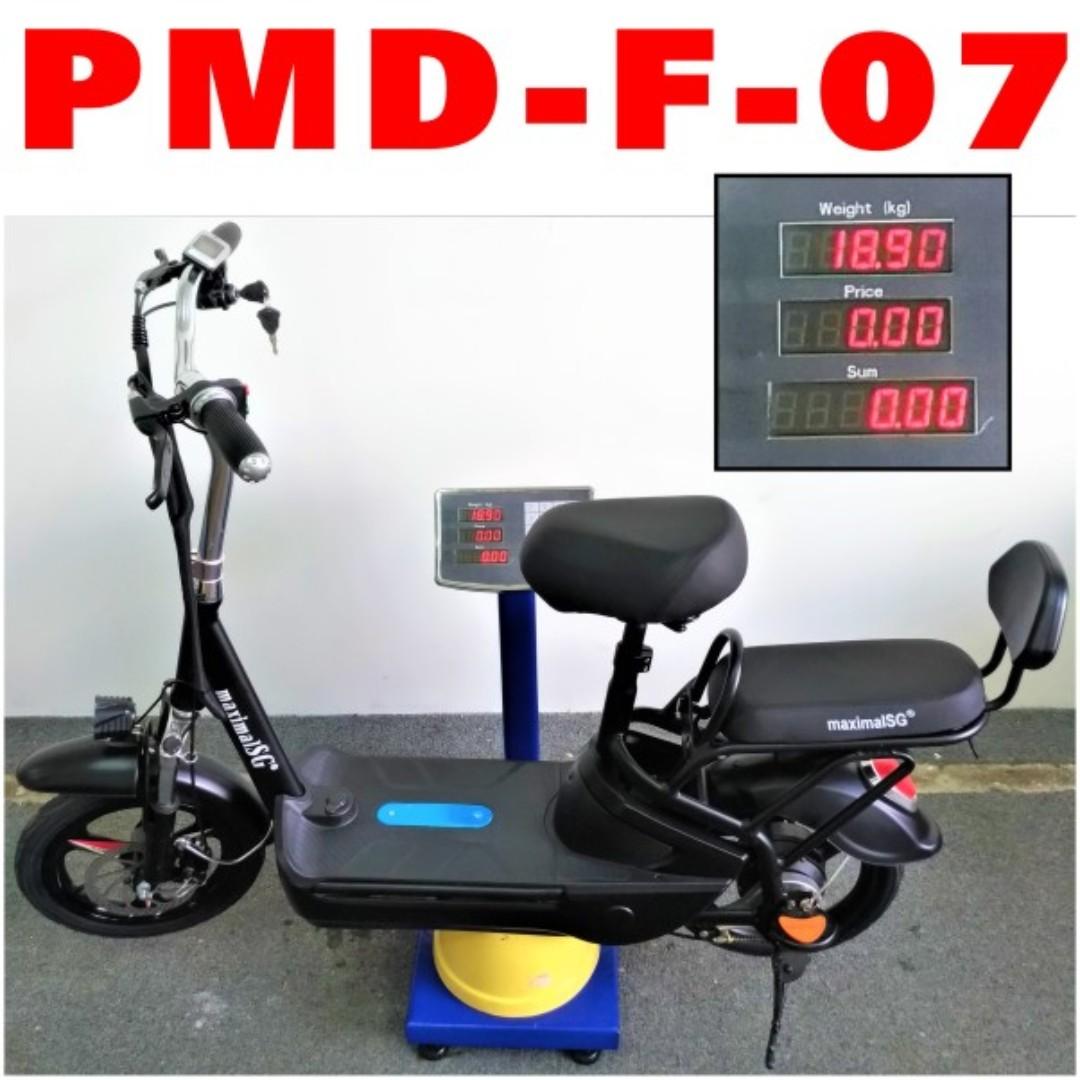 PMD-F-07 LTA approved escooter e-scooter PMD Electric Scooter 48V 2 ...